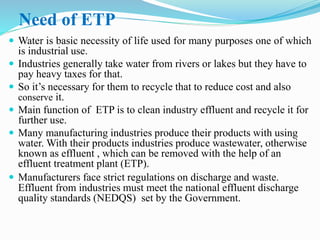 ETP Presentation by Siddarth Ananthagiri | PPTX