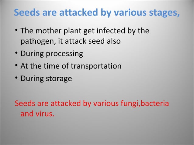 ADVANCE TECHNIQUES FOR IDENTIFICATION OF SEED BORNE DISEASES | PPT