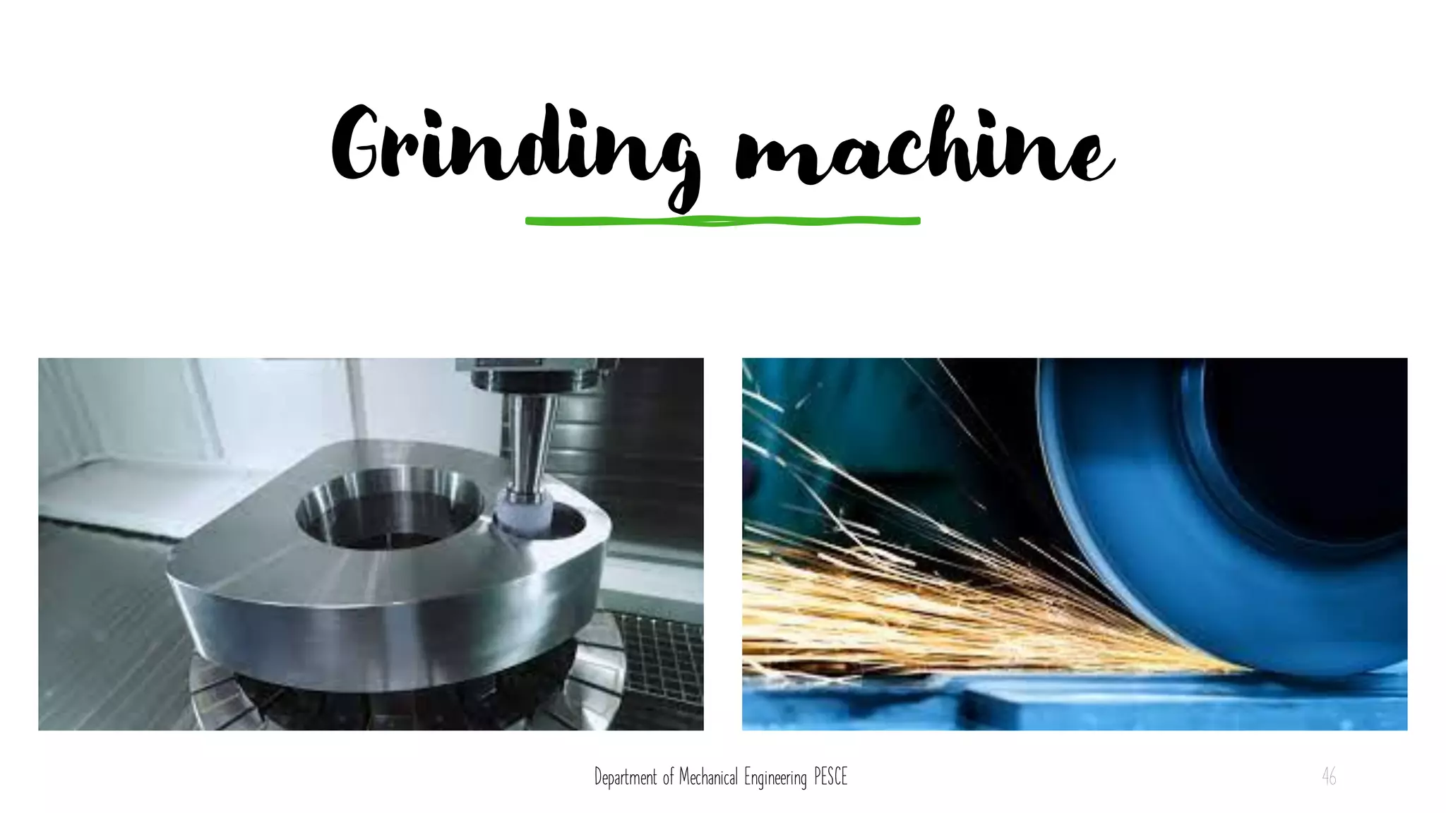 Lathe , Drilling, Milling and Grinding machine | PDF