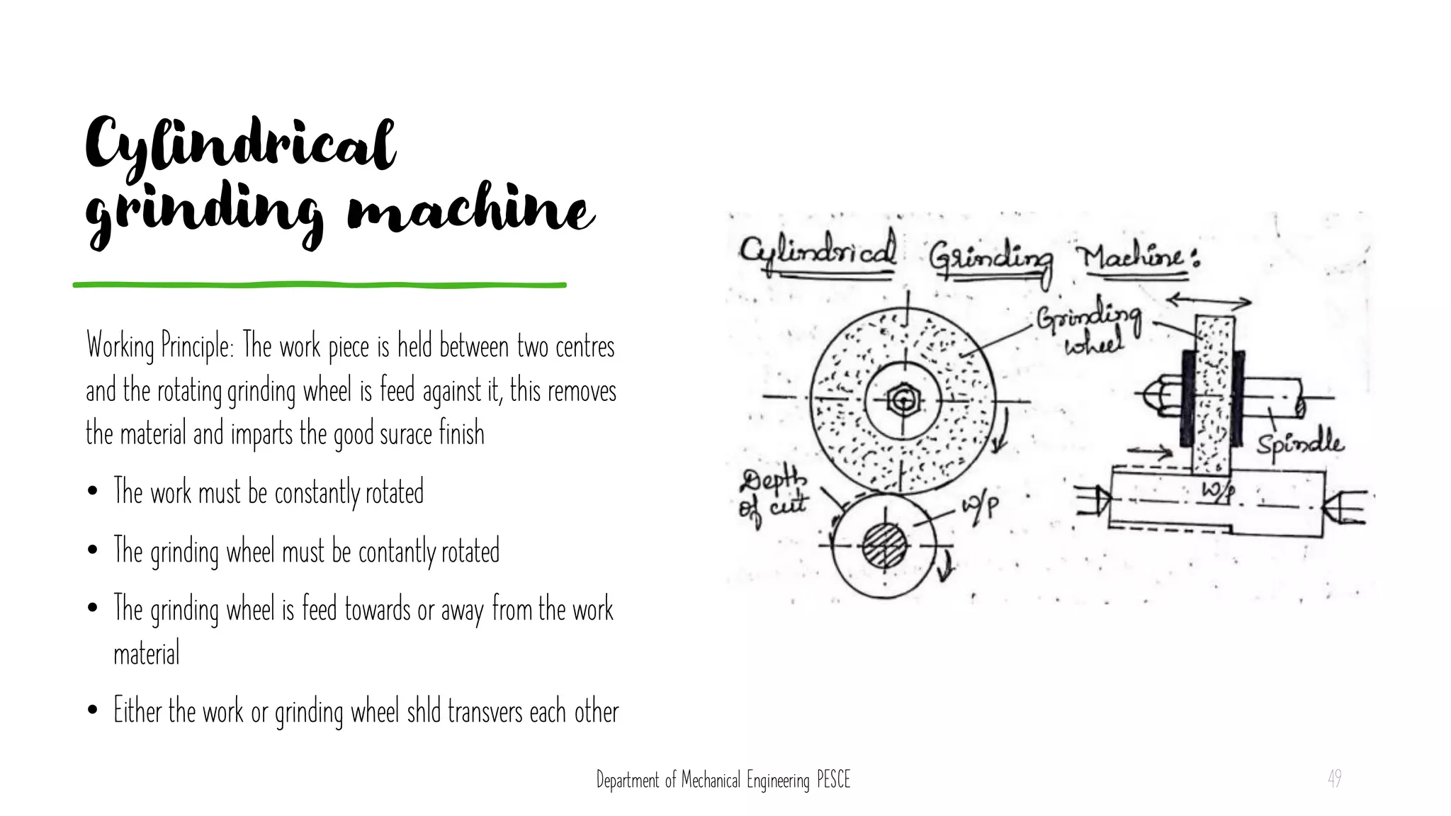 Lathe , Drilling, Milling and Grinding machine | PDF