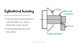 Lathe , Drilling, Milling and Grinding machine | PDF