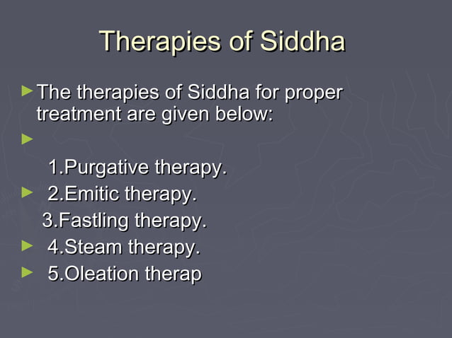Siddha medicine system | PPT