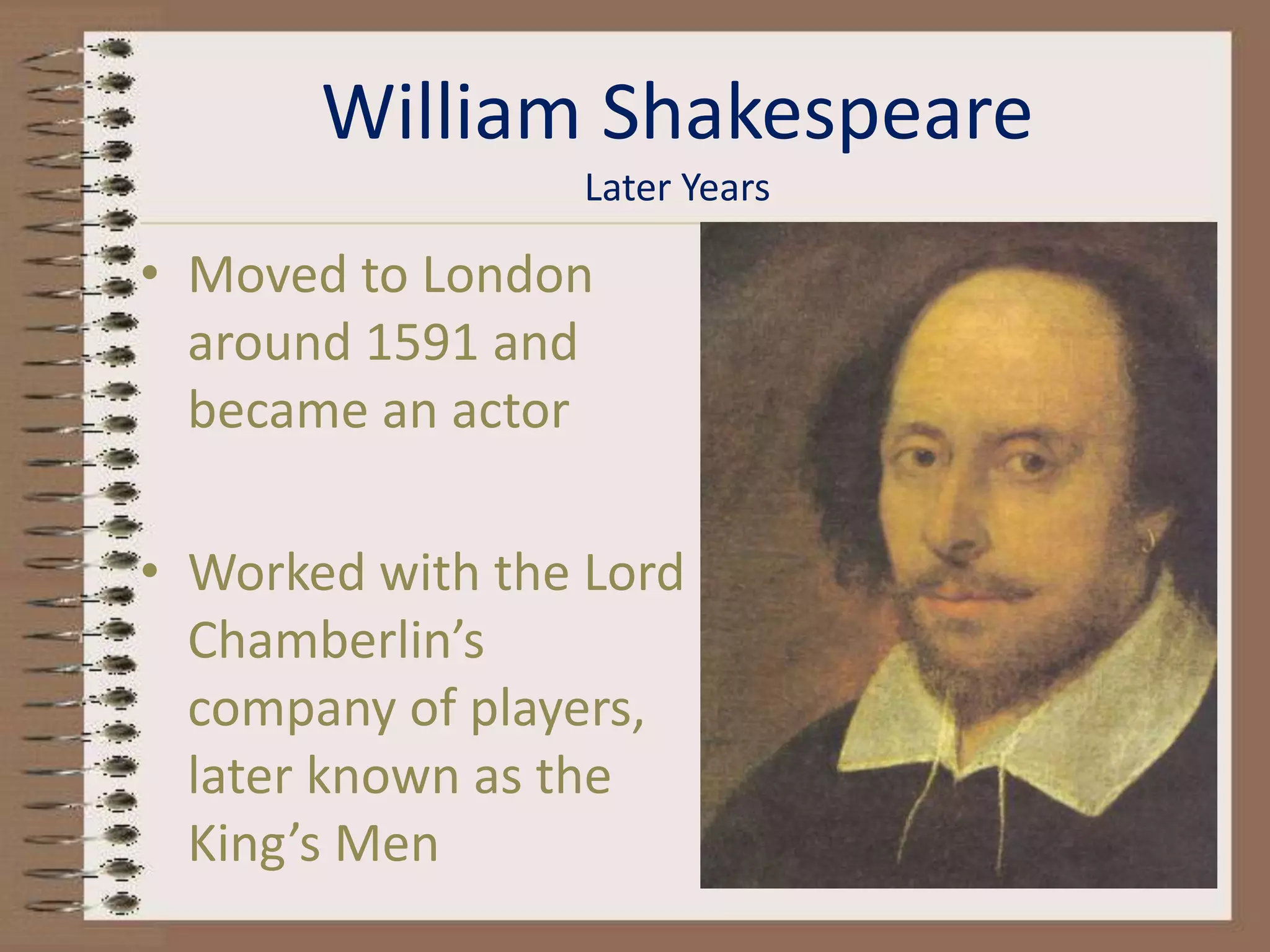 PPT on William Shakespeare | PPTX