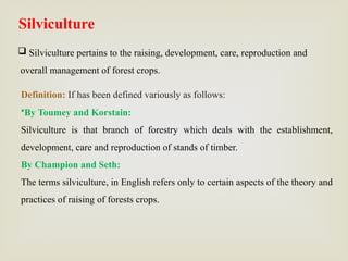Forest classification of forest according to their area | PPTX