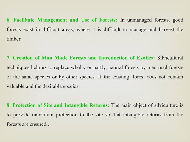 Forest classification of forest according to their area | PPT