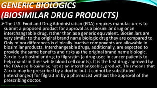 Biopharmaceutical system , methods of permeability , generic biologics ...