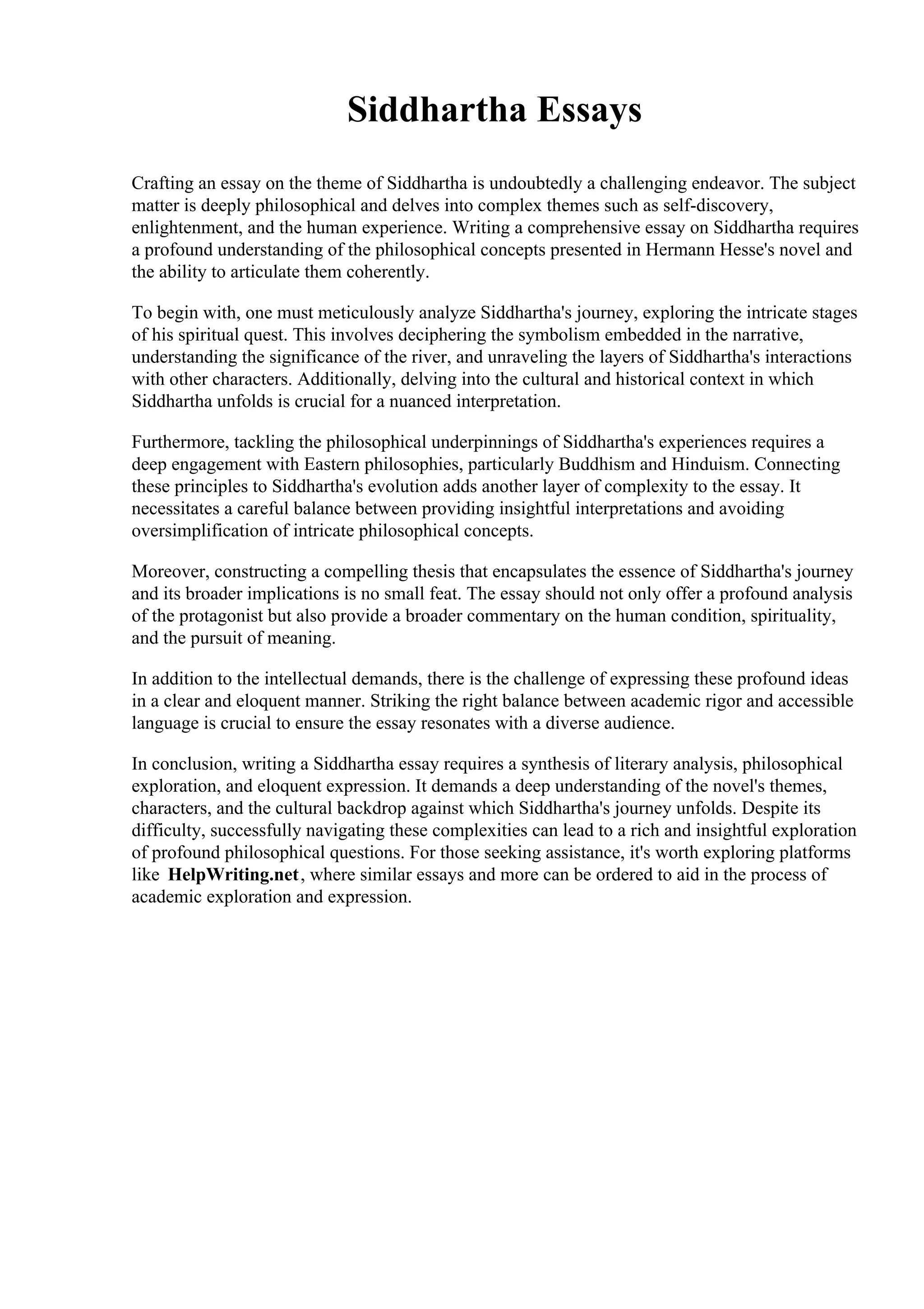 Siddhartha Essays.pdf