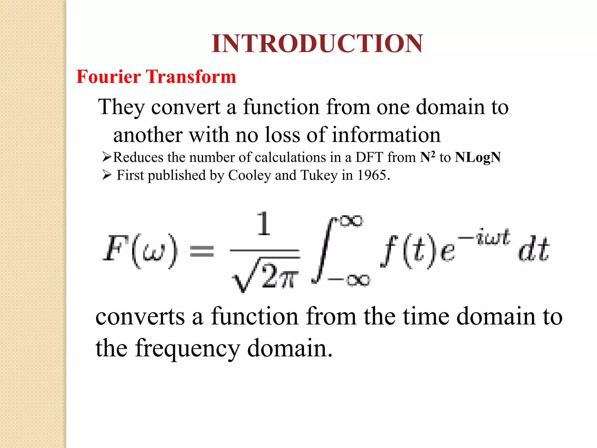 Siddhartha fft pptx | PPT