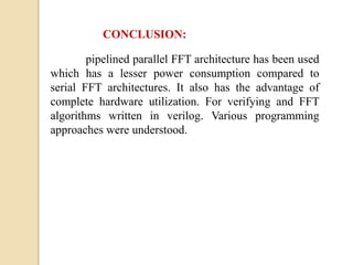 Siddhartha fft pptx | PPT