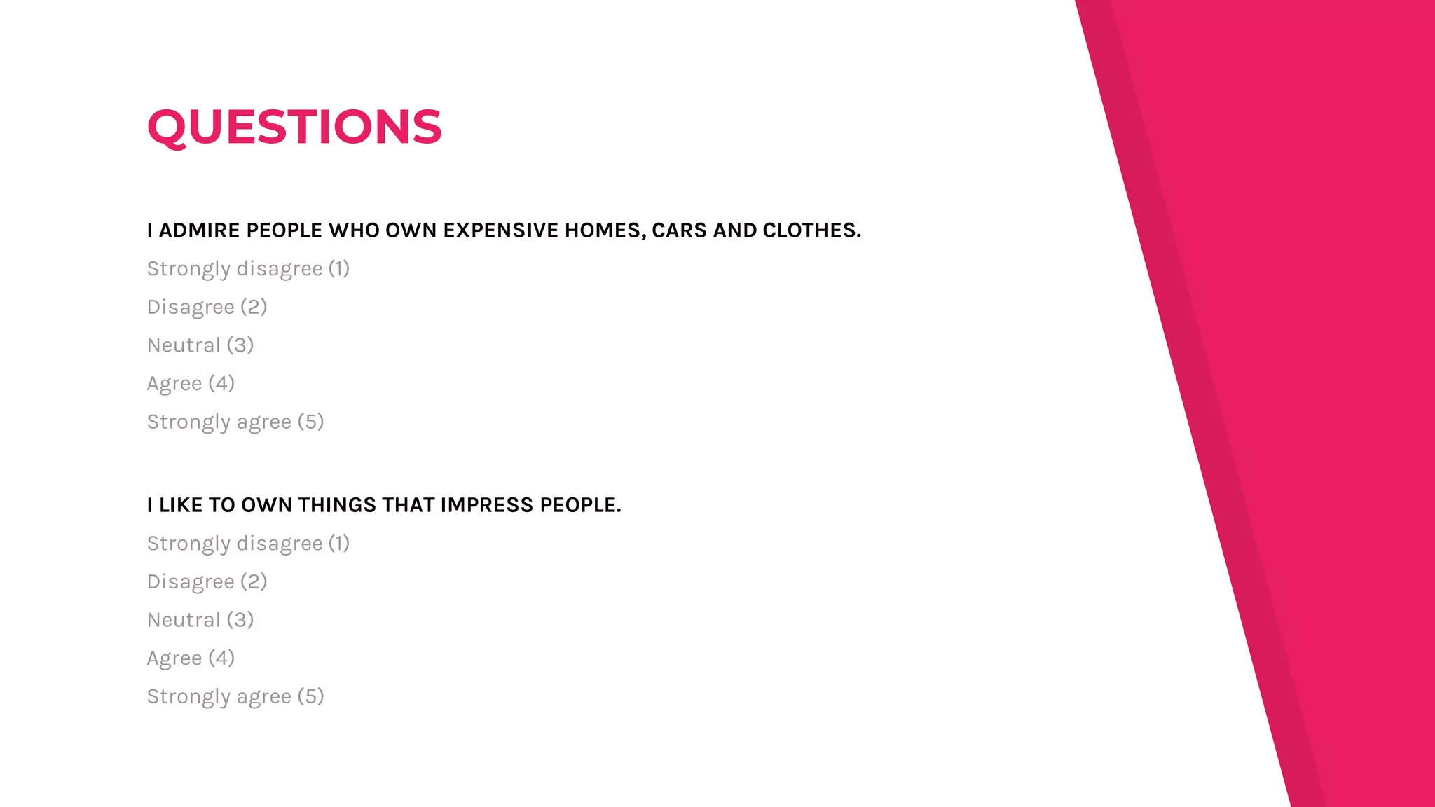 Consumer Materialism: Perception & Reality. | PDF