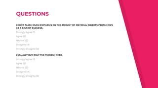 Consumer Materialism: Perception & Reality. | PDF