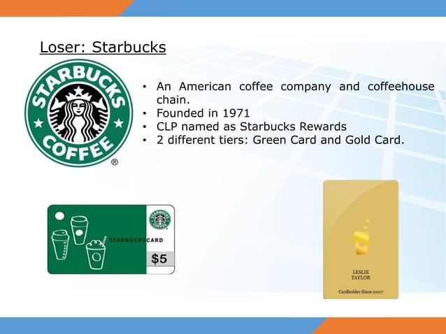 Customer Loyalty Programs: AMEX & Starbucks. | PDF | Sales and ...