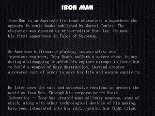 iron man | PPTX