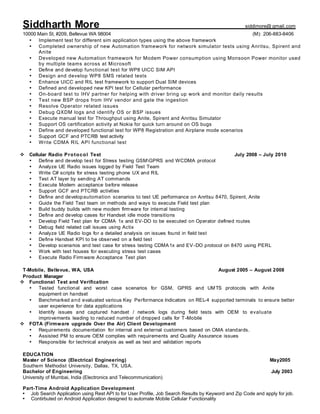 Siddharth more resume_obj_c | PDF | Operating Systems | Computer Software and Applications