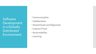 Agile Gurugram 2023 I Accelerating Software Development in a Globally Distributed Environment ...