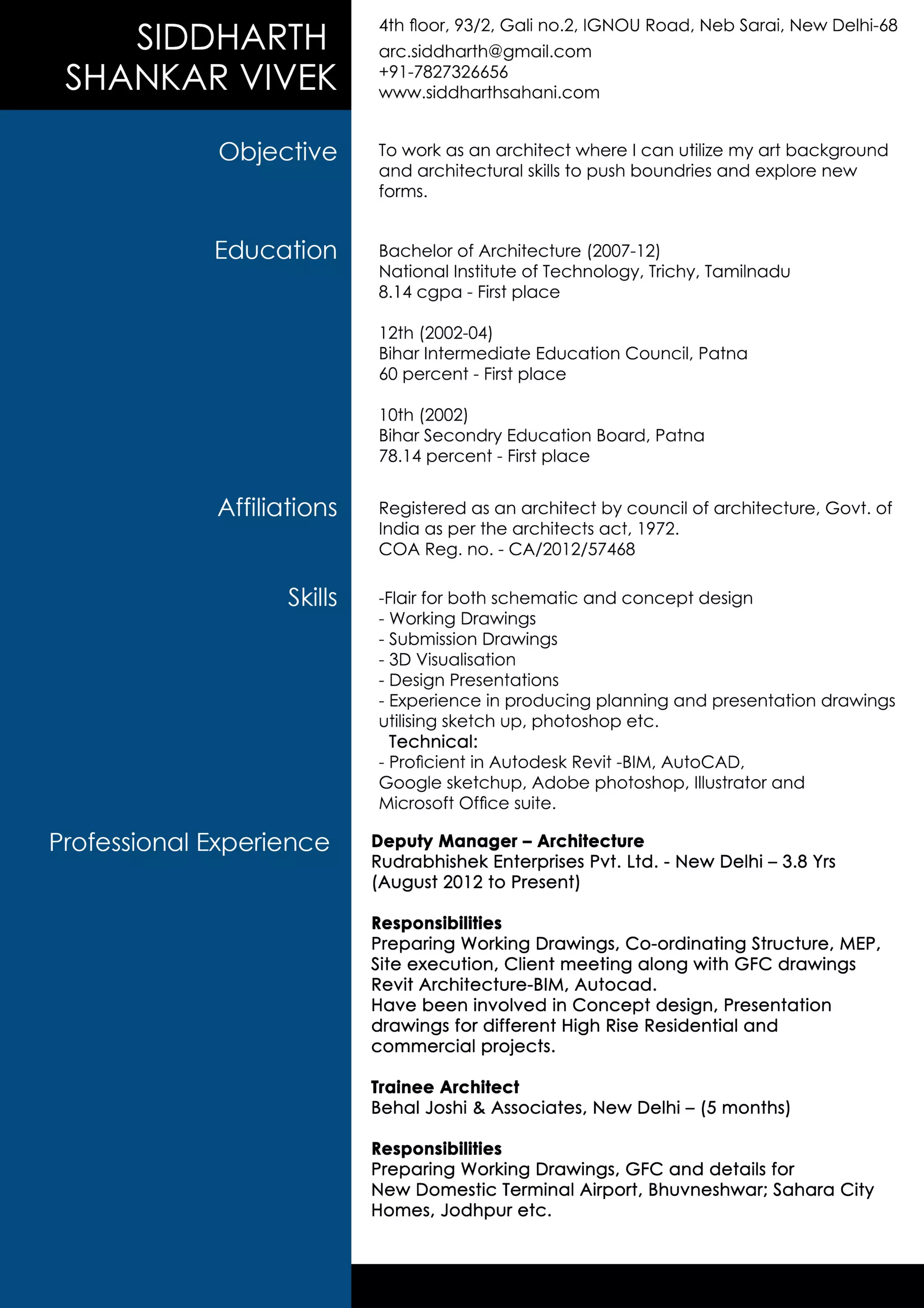 Siddharth resume | PDF