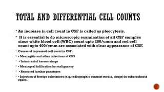 Comprehensive Guide to Cerebrospinal Fluid (CSF) Examination and ...