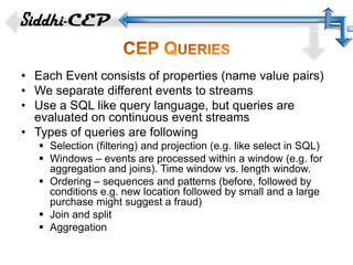 Siddhi: A Second Look at Complex Event Processing Implementations | PPT