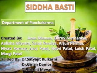 Siddhi basti.pptx