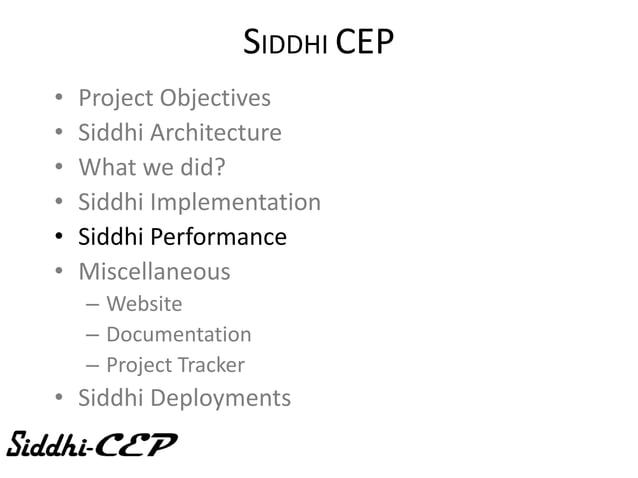 Siddhi CEP Engine | PPT