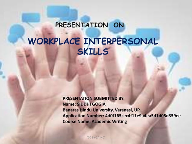 Workplace Interpersonal Skills | PPTX