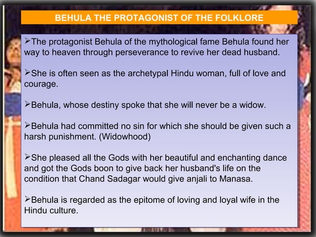 Behula_Lakhindar folklore | PPT