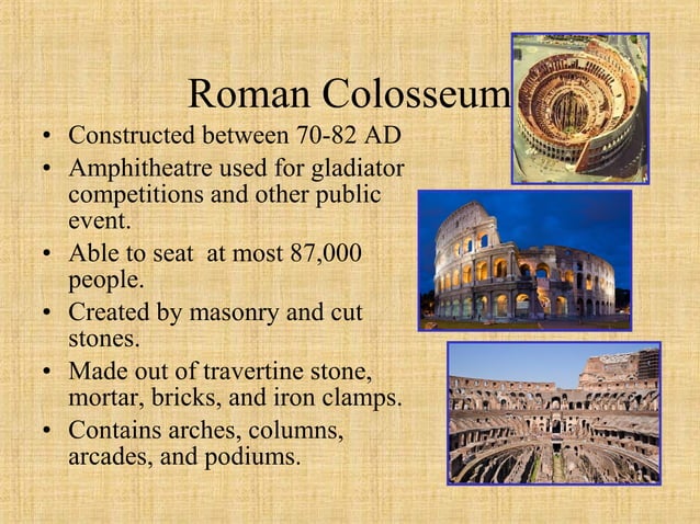 ANCIENT ROMAN ARCHITECTURE | PPT