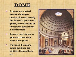 Ancient Roman Domes And Arches