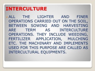INTERCULTURE PRACTICES IN SUGARCANE BY SIDDIQUE AHMAD | PPTX