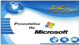 Presentation on Microsoft | PPTX | Computing | Technology & Computing