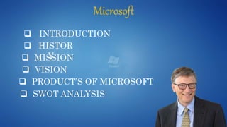 Presentation on Microsoft | PPTX | Computing | Technology & Computing
