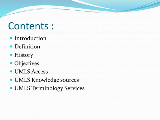 Information Retrieval UMLS | PPT