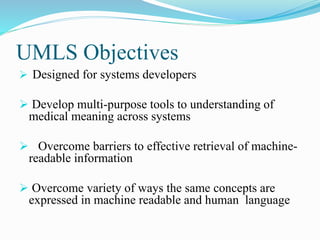 Information Retrieval UMLS | PPT