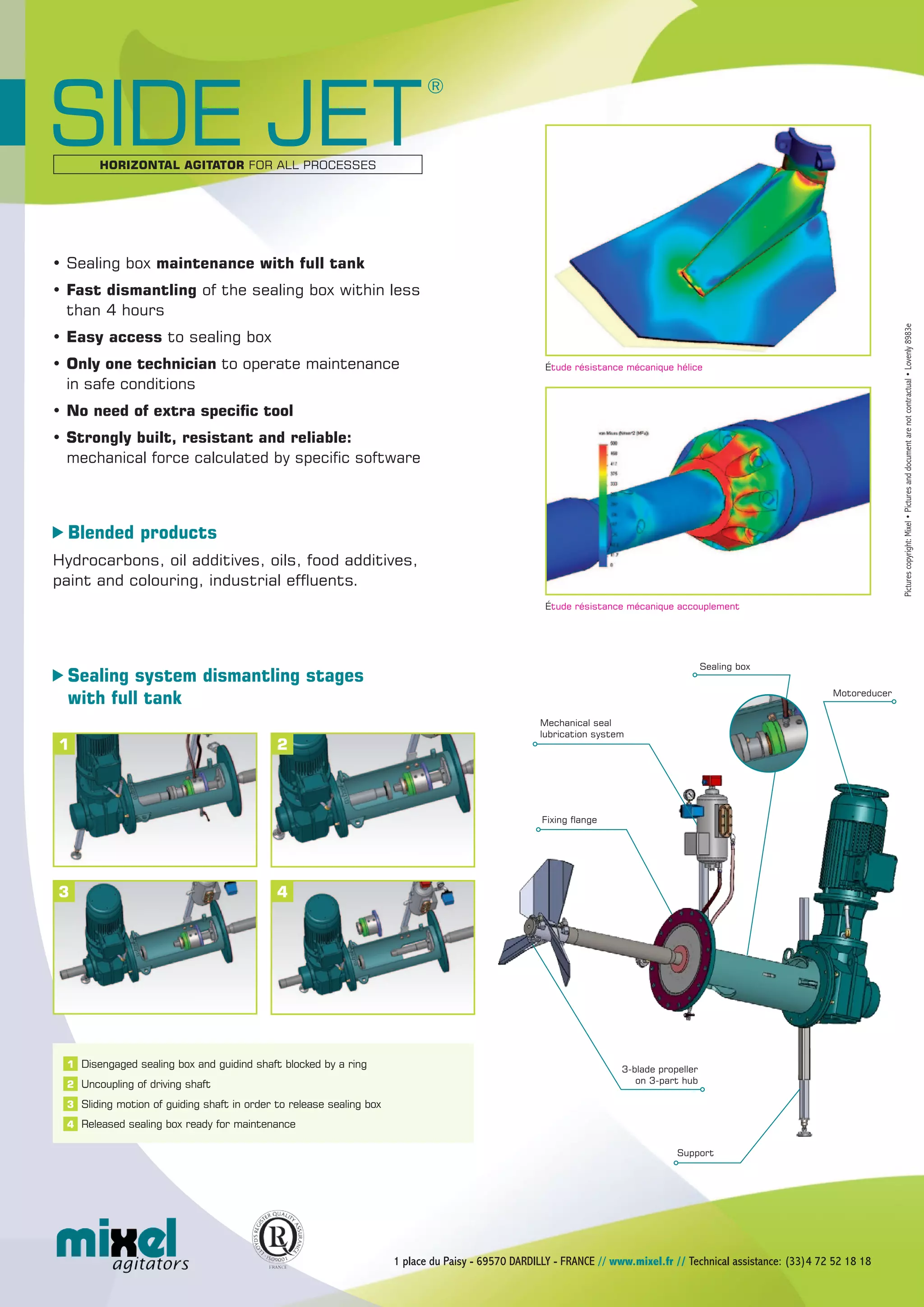 SIDE ENTRY AGITATOR FOR LARGE CAPACITY TANKS | PDF