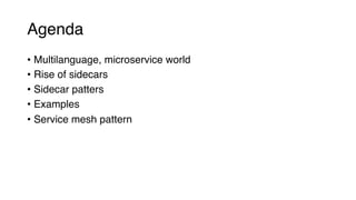 Sidecar patterns in modern infrastructure | PPT