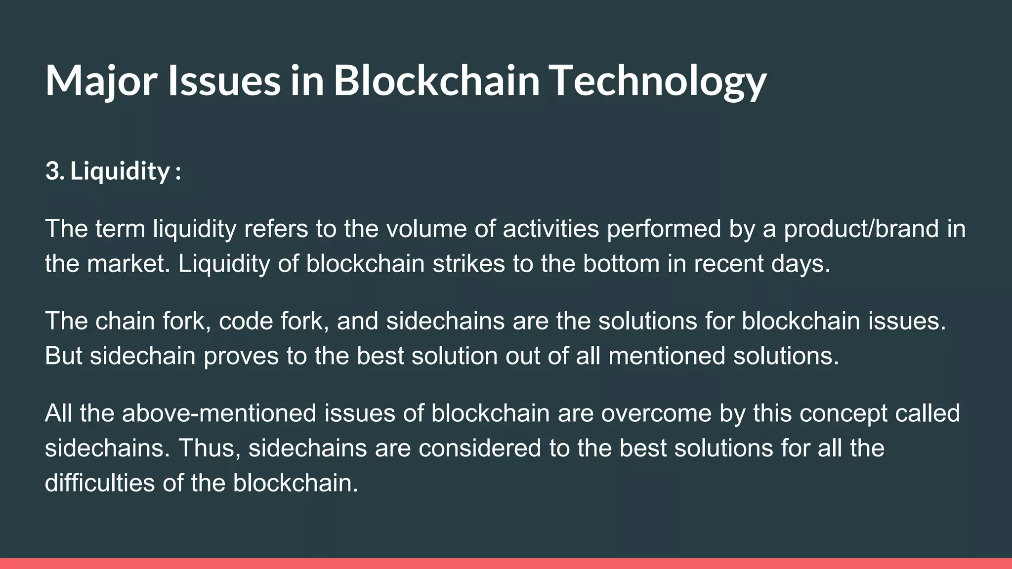 Sidechain in blockchain | PPTX