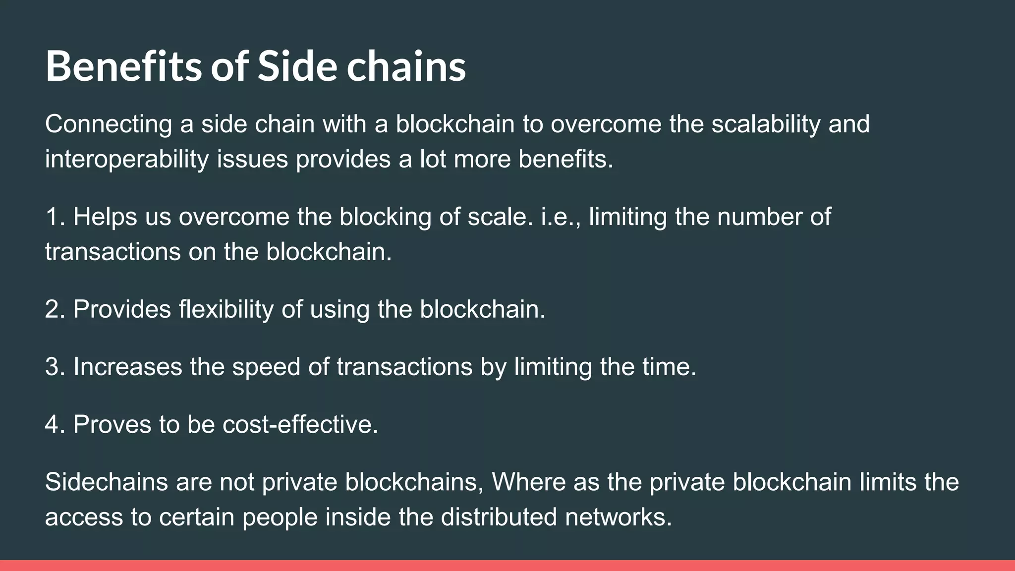 Sidechain in blockchain | PPTX