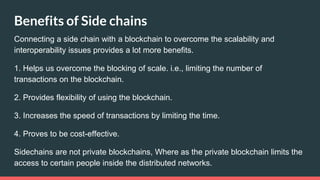 Sidechain in blockchain | PPTX