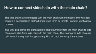 Sidechain in blockchain | PPTX