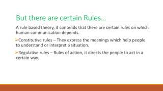 SIDE Model and Coordinated Management of Meaning | PPT