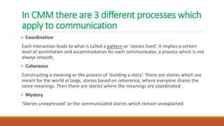 SIDE Model and Coordinated Management of Meaning | PPT