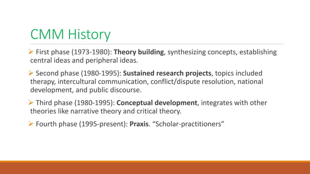 SIDE Model and Coordinated Management of Meaning | PPT | Free Download