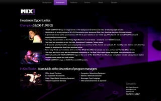 Side Effect Mixshow Proposal | PPT