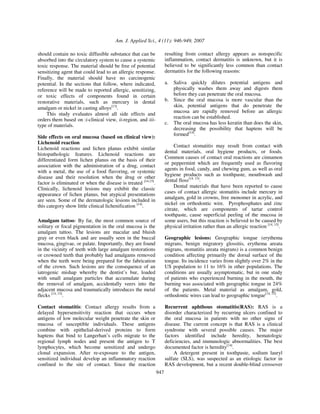 Side effects and_complications_of_dental_materials | PDF