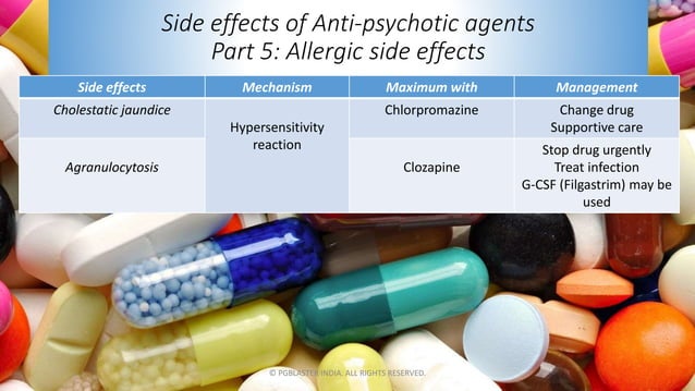 Side effects of Antipsychotic Agents | PPTX | Endocrine and Metabolic ...
