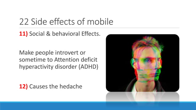 Mobile side effect on human body | PPTX