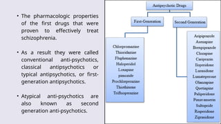 Presentation on the side effects and pathophysiology of psychiatric ...