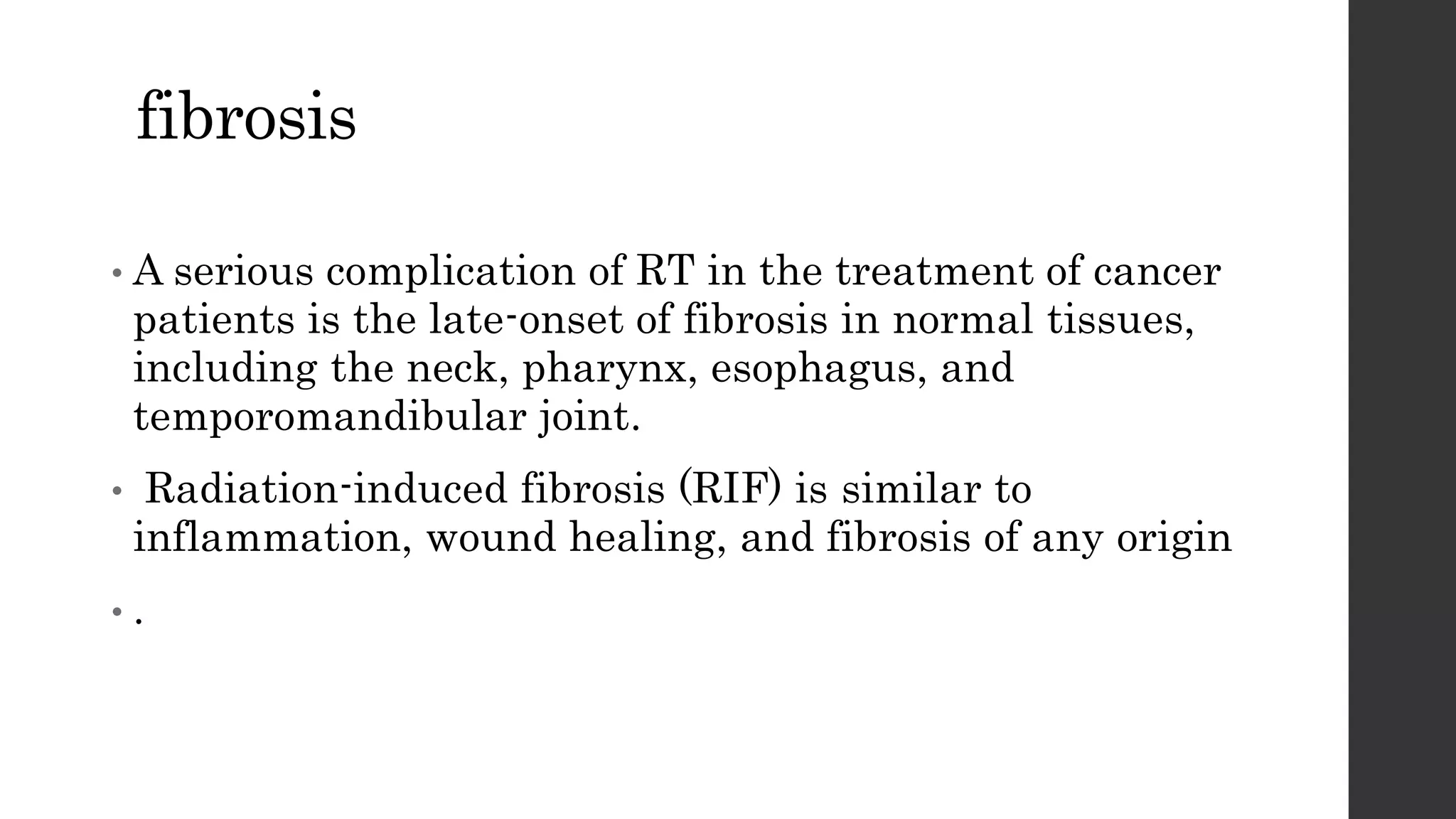 Side effects of radiation in head and neck cancer | PPTX