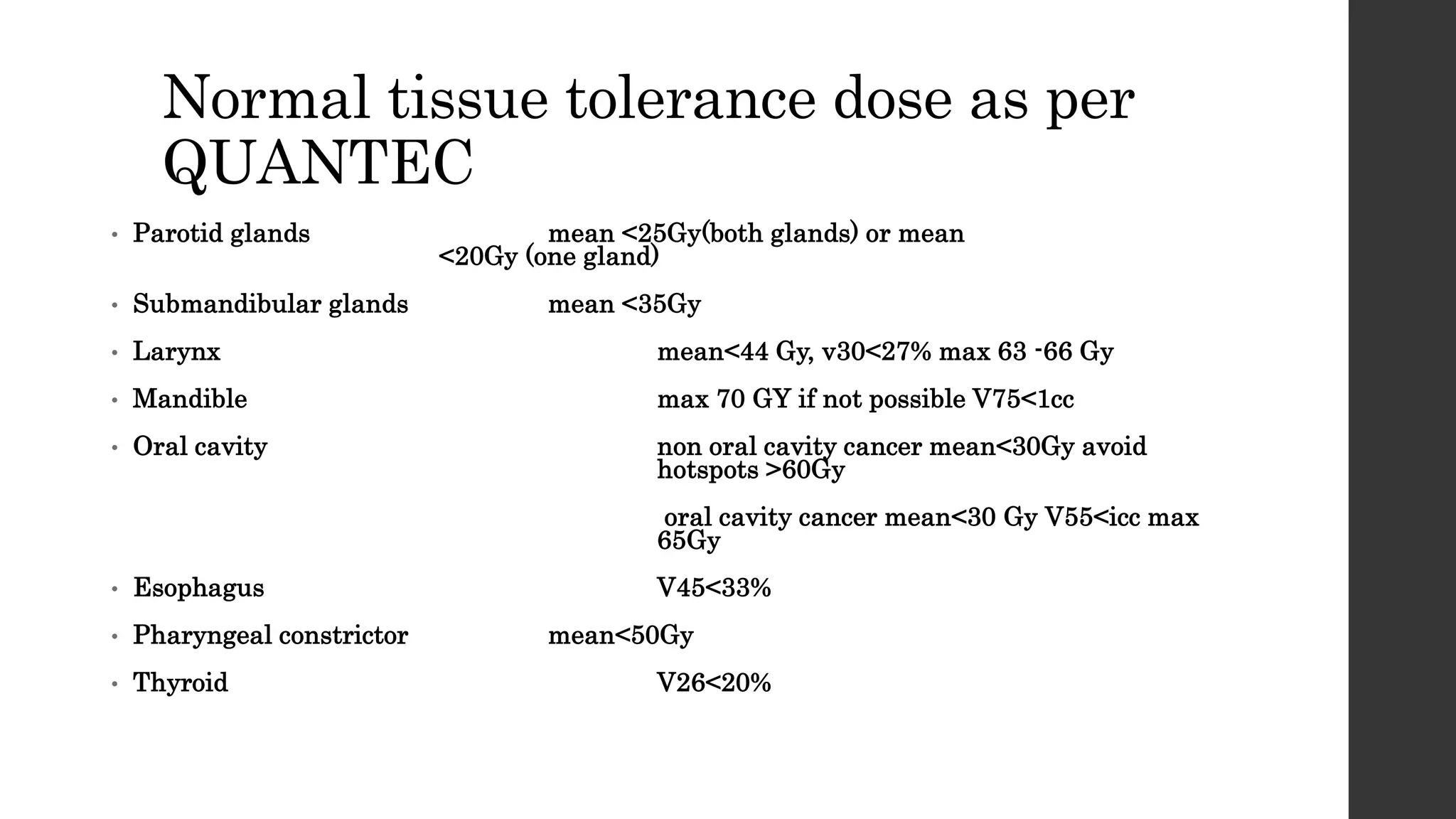 Side effects of radiation in head and neck cancer | PPTX