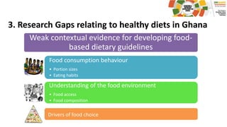 Research Gaps in Food and Nutrition Security Across Africa | PPTX